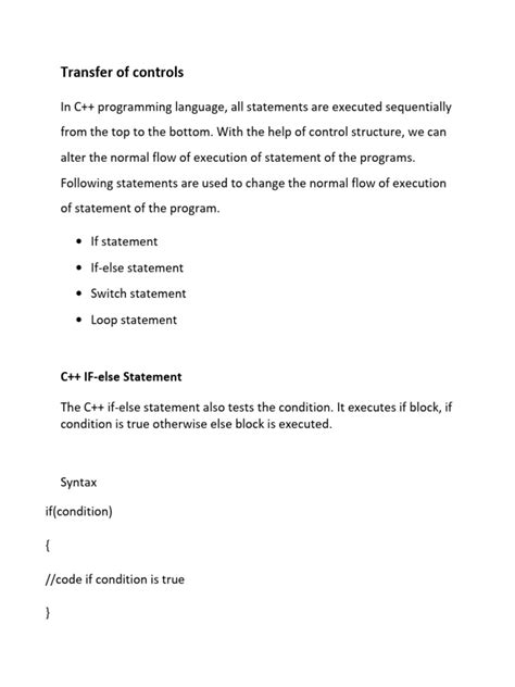 7programming Bs Phy6 Lec7 Pdf Control Flow Namespace
