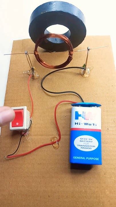 Simple Electric Motor Dcmotor Shorts Tech Youtubeshorts