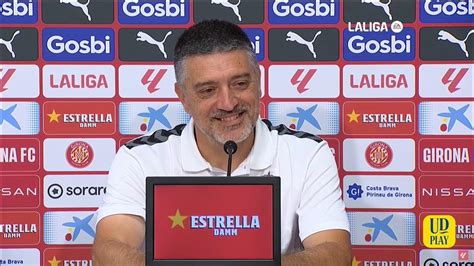 Rueda De Prensa Girona Fc Vs Ud Las Palmas Youtube
