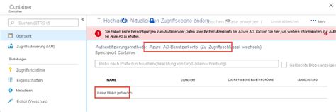 Autorisieren Des Zugriffs Auf Blobdaten Im Azure Portal Azure Storage Microsoft Learn