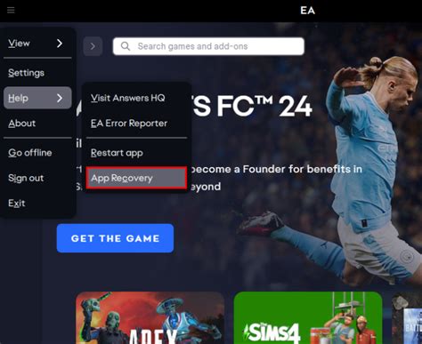 solución juego de la app de ea ya se está ejecutando islabit