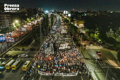 Unidad Piquetera Marcha Con Antorchas A Plaza De Mayo Y Anticipan Un