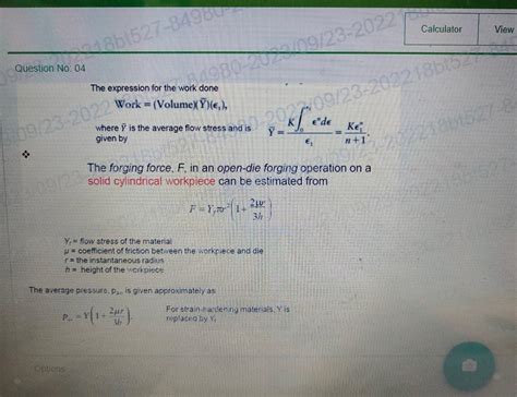 Solved Strength Coefficient And N Strain Hardening Exponent