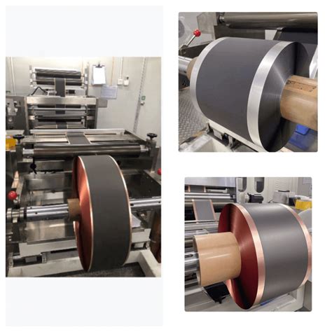 Baterai Lithium Ion Anode Graphite Sheet Elektroda Dengan Dilapisi Ganda Dilapisi Tunggal