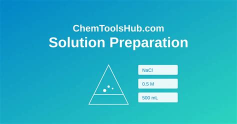 Solution Preparation Calculator Fast And Accurate Solute Amount Solution Preparation Calculator Fast And Accurate Solute Amount