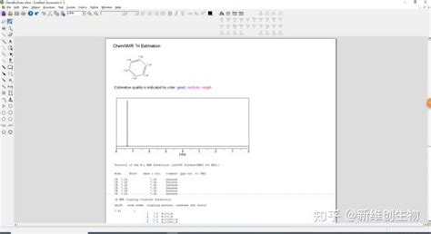 Chembiodraw如何预测核磁氢谱图？ 知乎