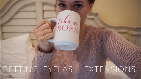 Vlog Getting Eyelash Extensions Youtube