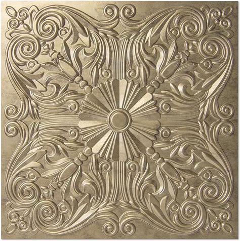Art3d 2 X2 Pvc Decorative Drop Ceiling Tile Glue Up Ceiling Panel 12pcs