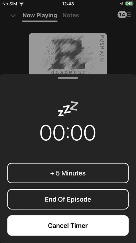 Sleep Timer With Duration Timer Is Inaccurate If Screen Is Not Kept