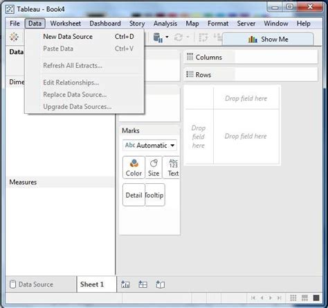 Tableau Menu Commands Guide Tableau Certified Data Analyst
