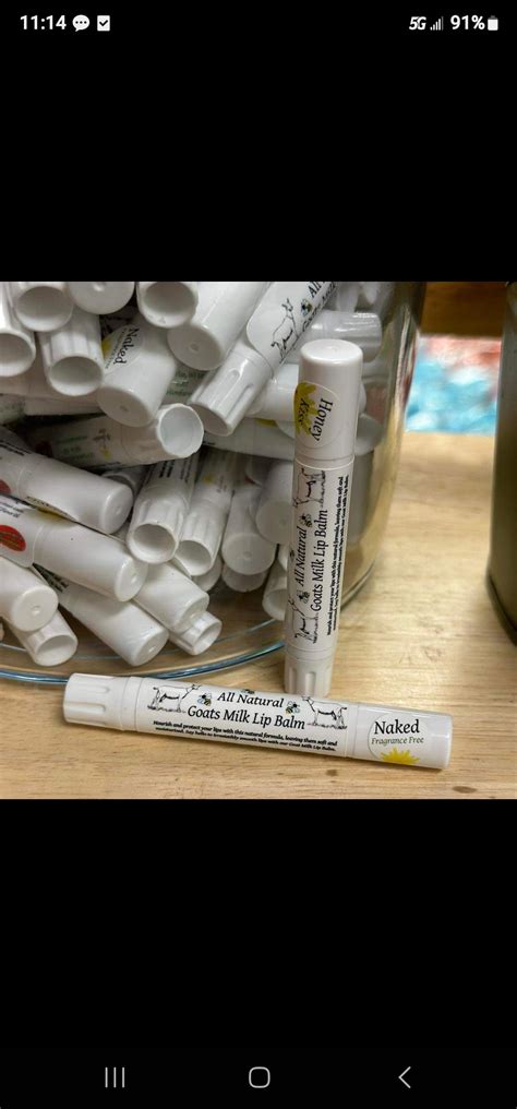 Goat Milk Lip Balm The Dandelion Farm
