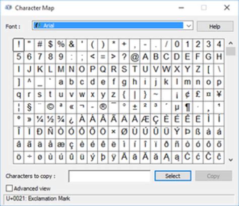 Names Of All Keyboard Symbols