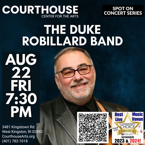 The Duke Robillard Band 8 22 Fri 7 30pm News