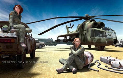 3d Cg Female Test Pilots By Noelzzz On Deviantart