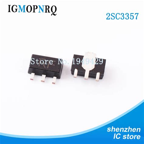 50pcs Smd 2sc3357 3357rf 2sc3357rf Sot 89 Radio Frequency Rf Bipolar