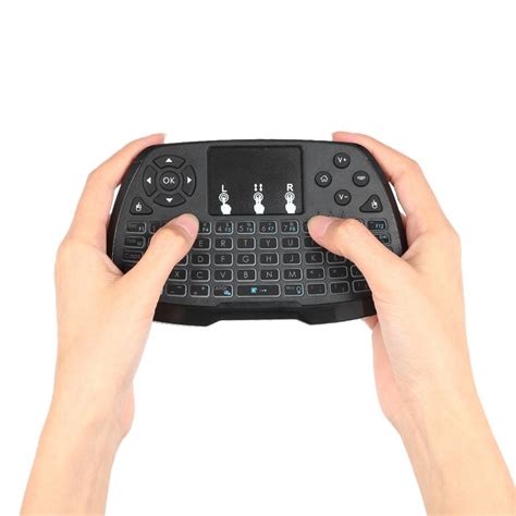 Wholesale 24ghz Mini Wireless Qwert Keyboard With 4 Colors Backlit