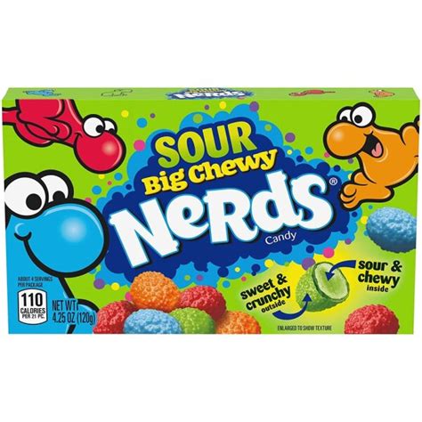Wonka | Big Chewy Sour Nerds 120g | Kaufen, 2,90