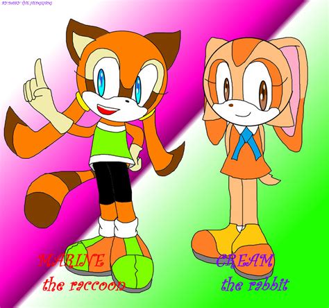 Marine The Raccoon Y Cream The Rabbit By Rosen Madchen On Deviantart