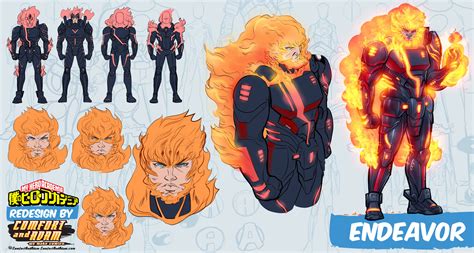 Comfort And Adam Mha Redesign Project Todoroki And Endeavor