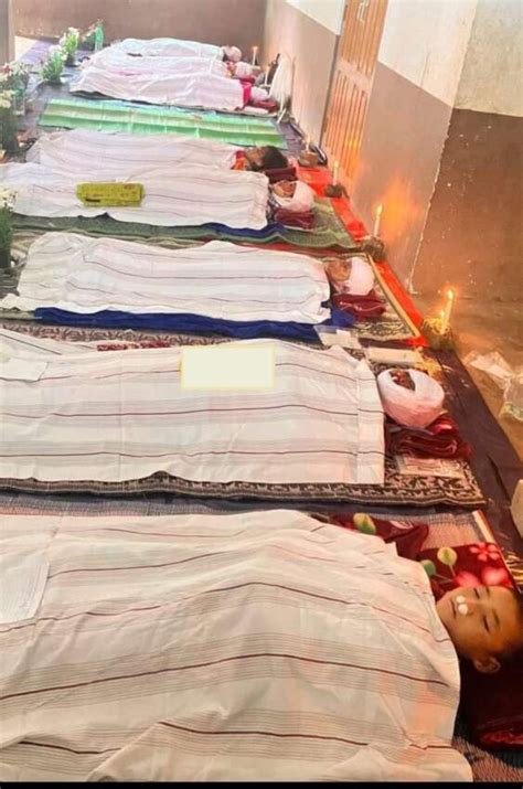 ကလေးများ သေဆုံးစေခဲ့သည့် ဖယ်ခုံ၊ ဘန်ကောက် စစ်ဘေးရှောင်စခန်းကို စစ်ကောင်စီက ဗုံးကျဲမှု အရပ်ဘက် အဖ