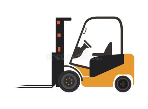 Forklift Icon Stock Vector Image 48714652