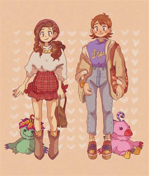 Fanart Mimi Sora Fashion Looks R Digimon