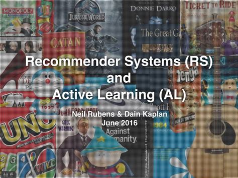 Recommender Systems And Active Learning Pdf