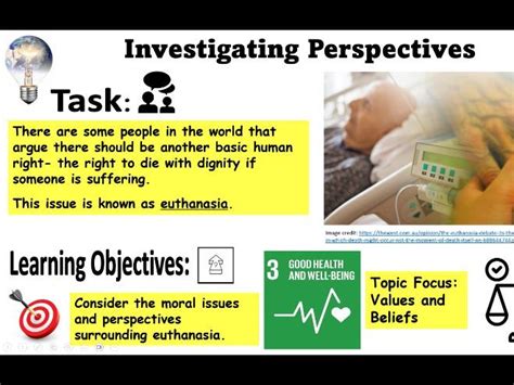 Euthanasia Global Perspectives IGCSE Teaching Resources
