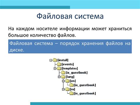 Файл Файловая система Основные понятия Online Presentation