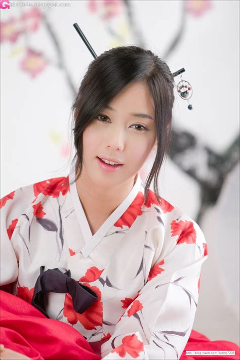 Cute Asian Girl Kim Ha Yul In Hanbok