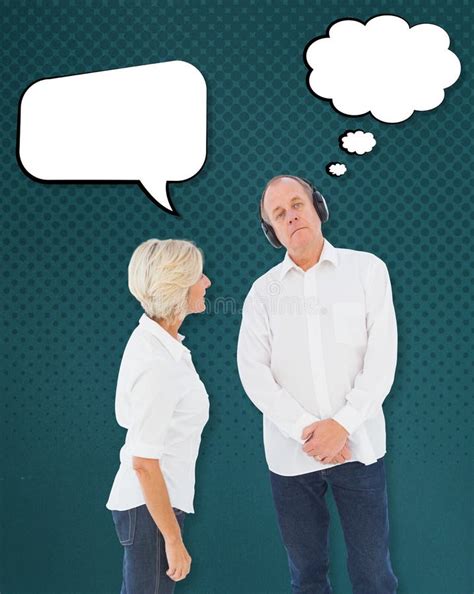 Composite Image Of Annoyed Woman Being Ignored By Her Partner Stock Image Image Of Angry