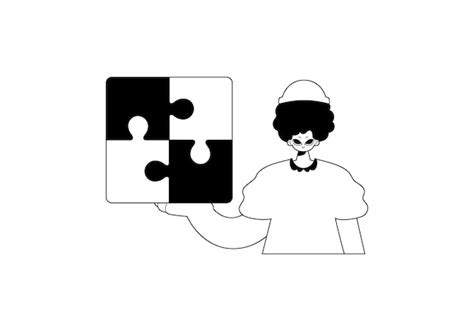 Premium Vector Man With A Perplex In Her Handwriting Total Darkness