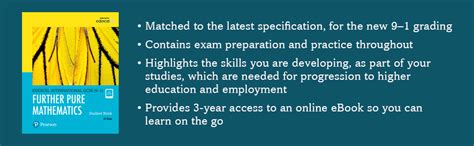 Pearson Edexcel International Gcse 9 1 Further Pure Mathematics