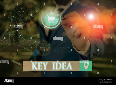 Conceptual Hand Writing Showing Key Idea Concept Meaning Exceptional