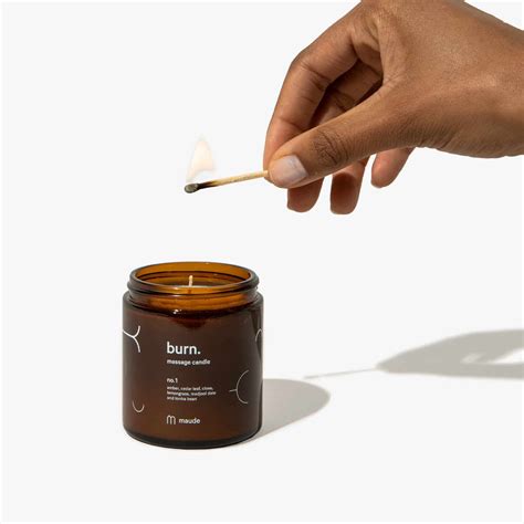 Maude Burn No 1 Scented Massage Candle 113g T Unfabled