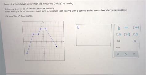 Solved Determine The Interval S On Which The Function Is Chegg Com