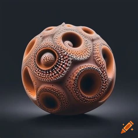 Ceramic Artwork Inspired By The Mandelbrot Set On Craiyon