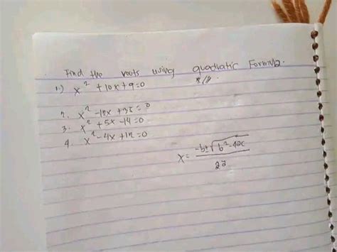 Quaratic Equation Completing The Square Brainly Ph