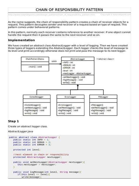 Chainofresponsibilitypattern Pdf Computer Engineering Computer