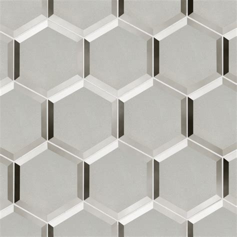 4x4 Biseau Arctic Frost Hexagon Gloss Walker Zanger