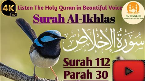 Surat Al Ikhlasthe Sincerityسورة الإخلاصal Muslim22muhammad Ahsan