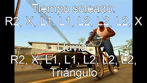 Todos Los Truco De Gta San Andreas Ps 2avi Youtube