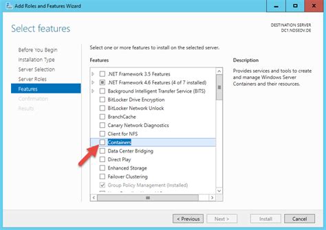Server 2016 Container Neues Feature