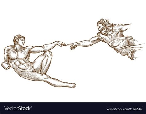 Сотворение адама эскиз 35 фото