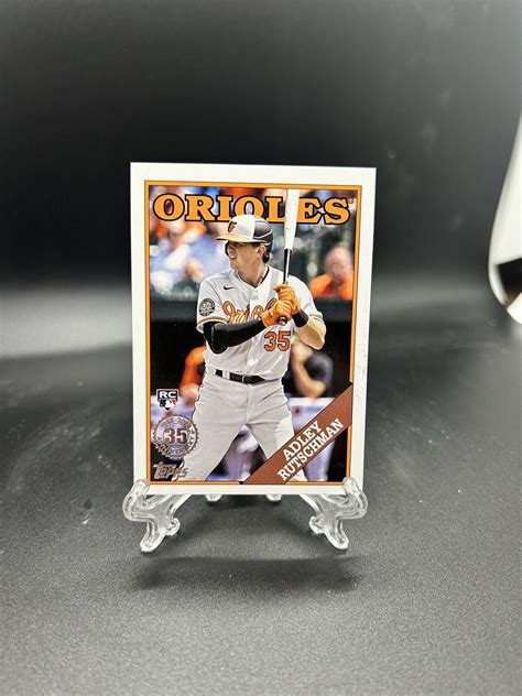 Mavin Adley Rutschman RC 2023 Topps Series 1 1988 35th Anniversary
