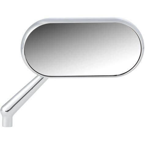 Arlen Ness Chrome Right Hand Forged Oval Mirror 13 173 Dennis Kirk