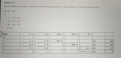Solved Problem 2 17 Write The Following Linear Program In