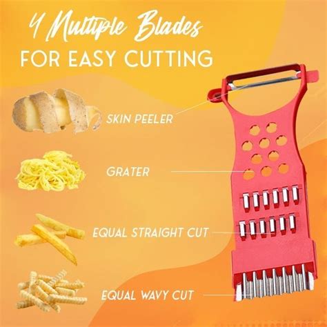 4 In 1 Multi Shedder And French Fries Cutter Jdgoshop Creative Ts