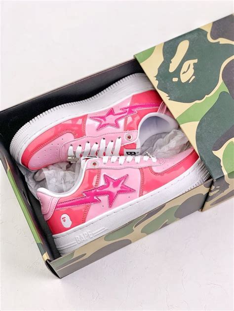 Bape Sta Low Color Camo Combo Pink Girly Shoes Swag Shoes Bape Shoes