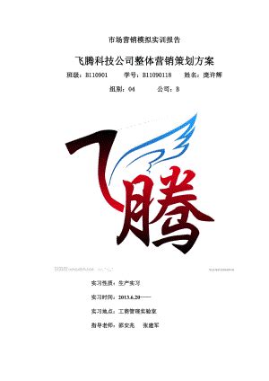 整体营销策划方案word版